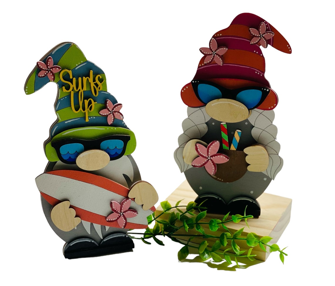 Interchangeable Set - 4 Seasons - Boy and Girl Gnomes - Shelf Sitters ...