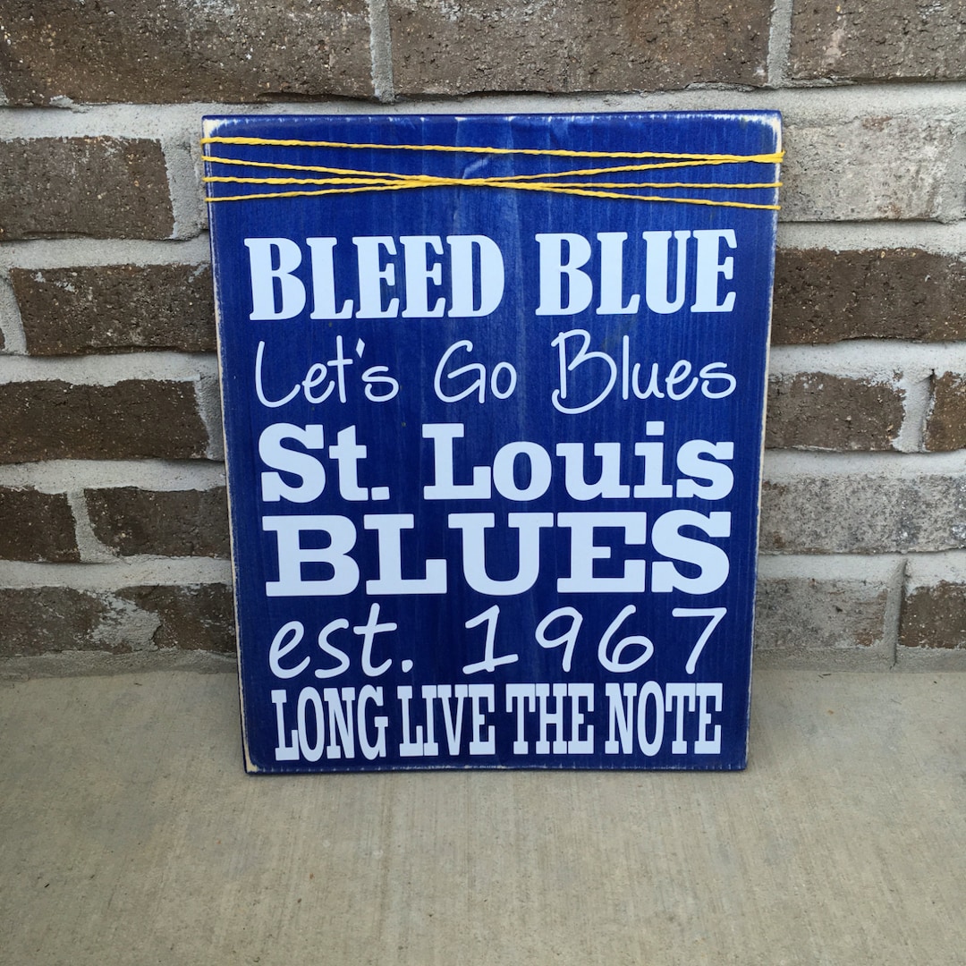 St. Louis Blues Fan Sign / Man Cave Sign - Etsy
