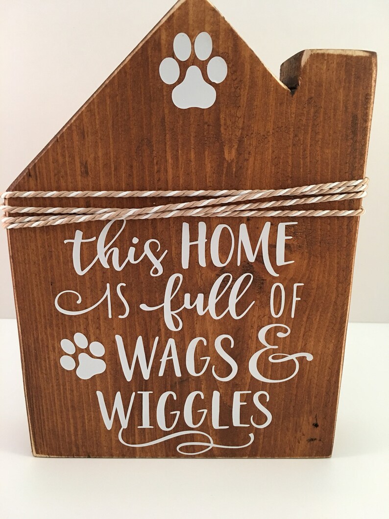 This Home is Full of Wags & Wiggles Dog Lovers Decorative - Etsy