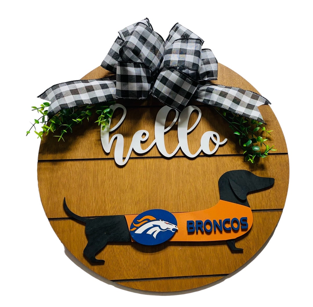 Add on Outfit for Dachshund Doxie - Denver Broncos - Football - Weiner ...