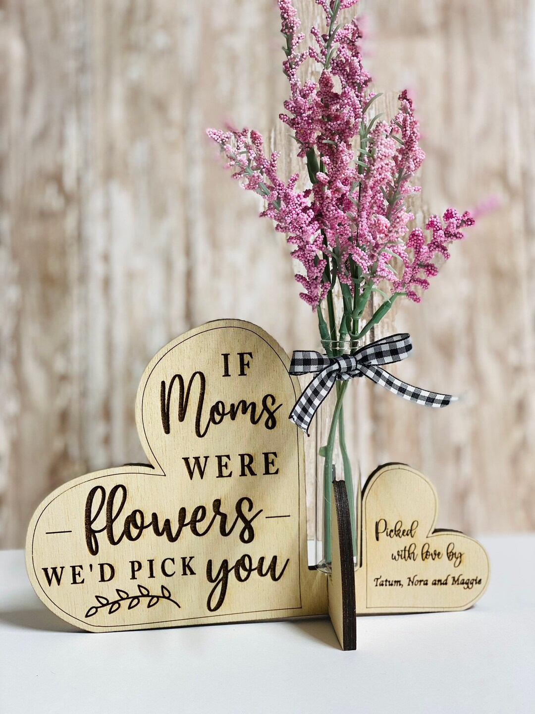 If Moms Were Flowers We’d / I’d Pick You - Personalized Flower Vase ...