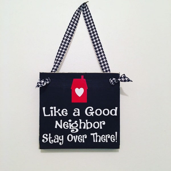 Nosey Neighbor Sign - Etsy