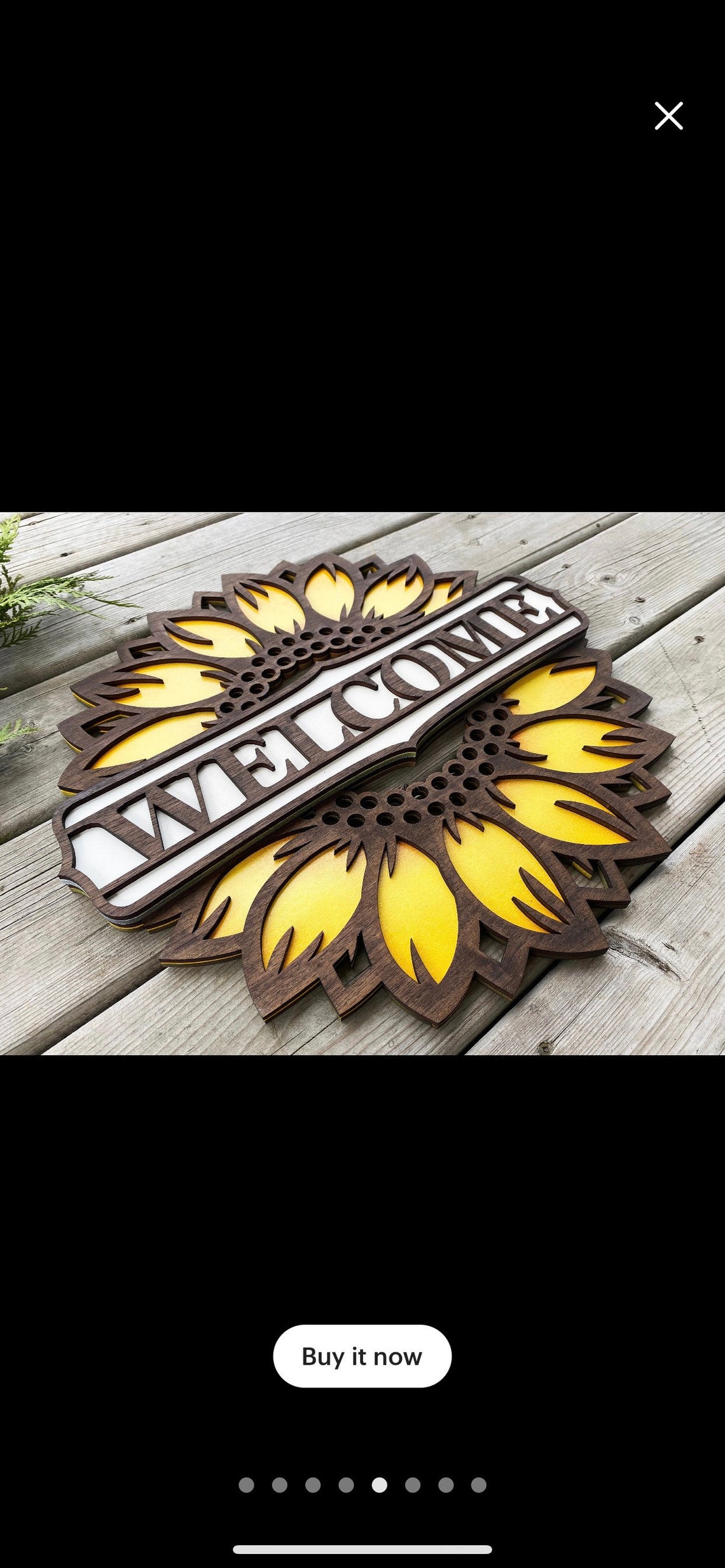 Sunflower Layered Wooden Welcome Summer Fall Door Sign / - Etsy