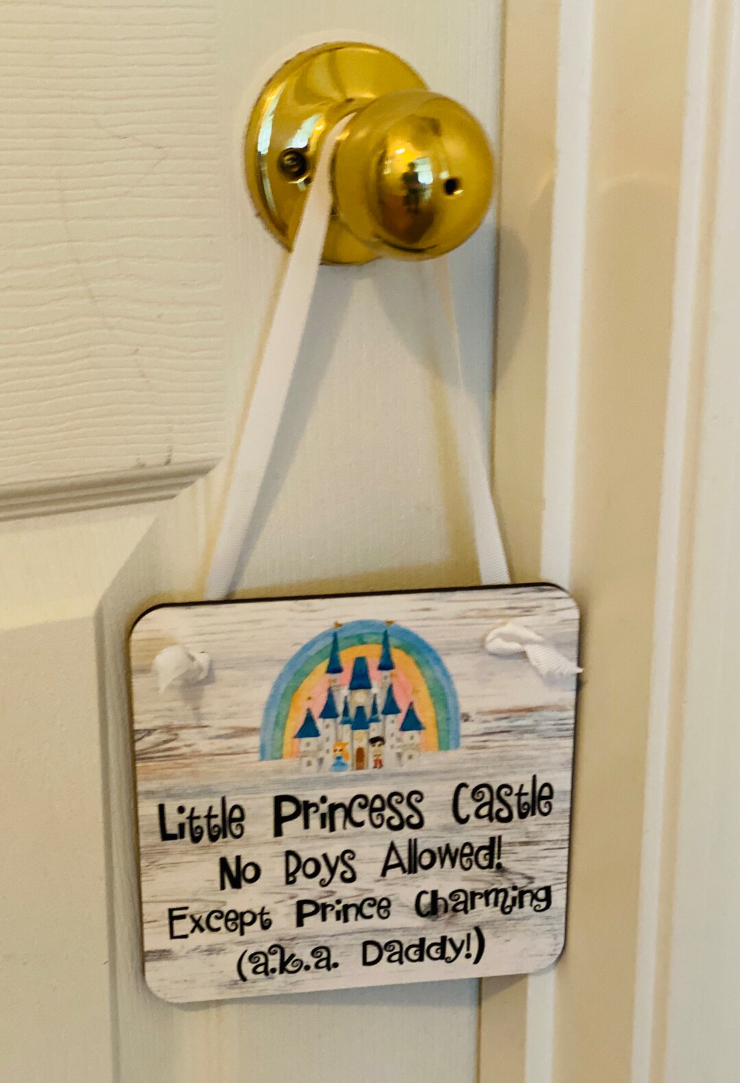 Adorable - Little Princess Castle - Door Sign - Little Girls Room ...