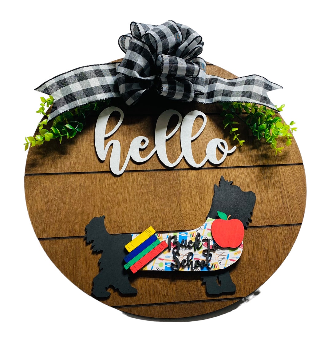 Add on Outfit for Yorkie Frenchie Pug - Back to School - Dog - Large ...