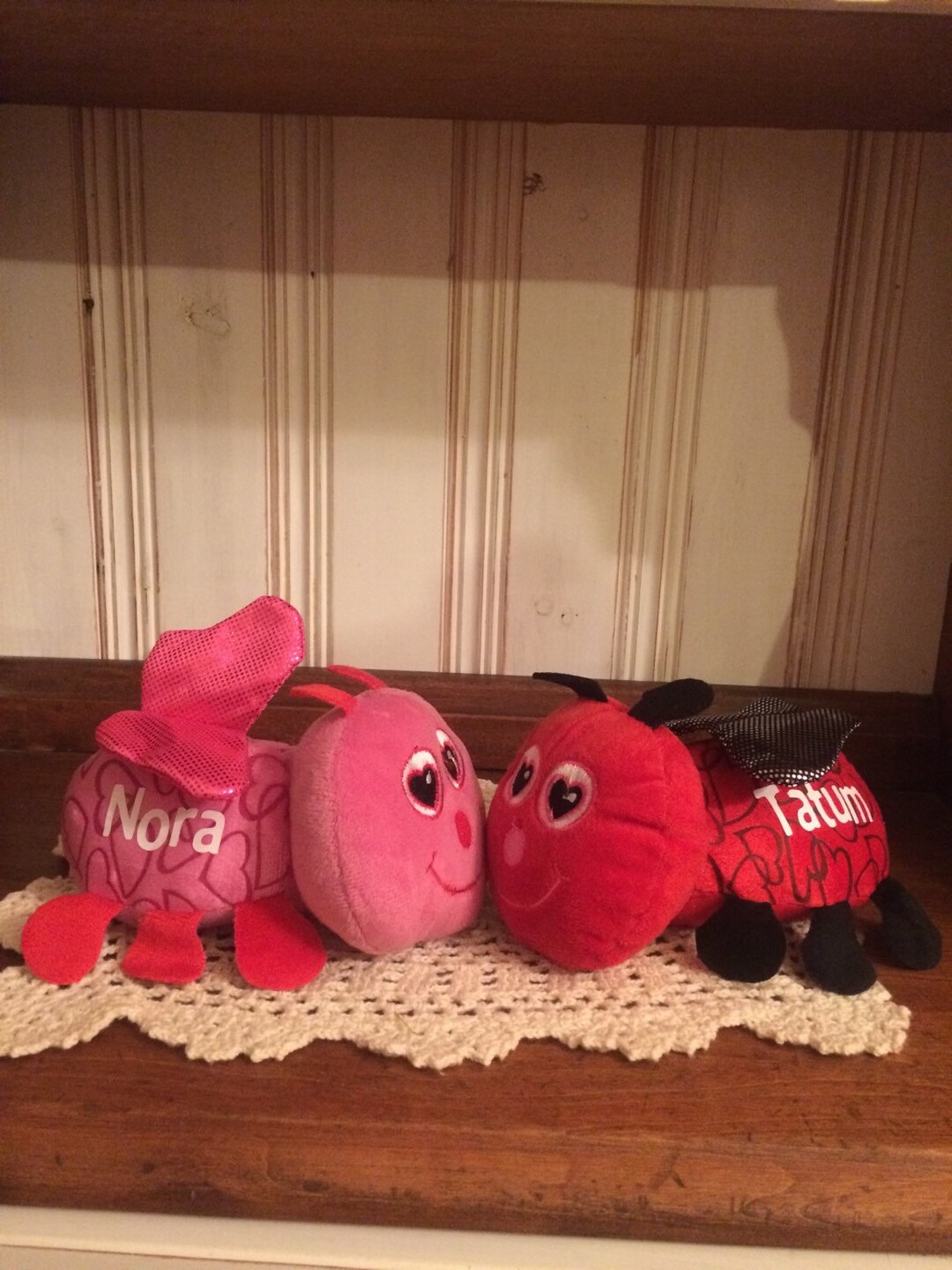 Personalized Valentine's Day Plush Love Bug / Lady Bug Stuffed Toy - Etsy