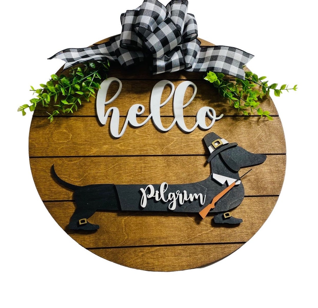 Add on Outfit for Dachshund Doxie - Thanksgiving - Pilgrim - Weiner Dog ...