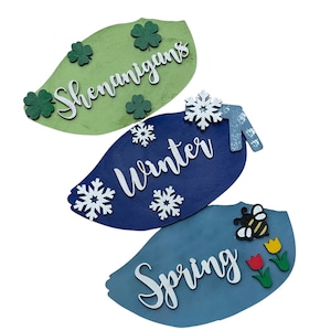 Hello Goose - Goosey - Interchangeable Holidays Seasons - Large Round ...