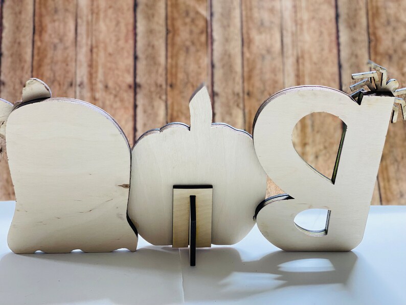 BOO | Halloween | Fall | Decorative | Shelf Sitter | Jack O Lantern ...