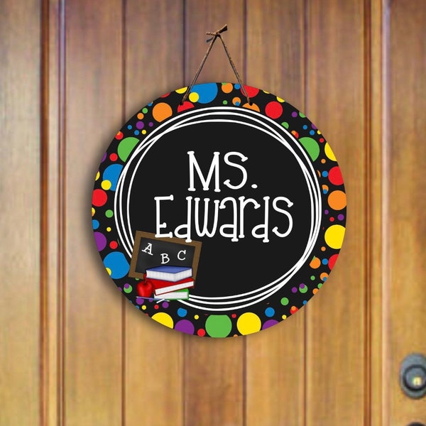 Polka Dot Sign - Etsy