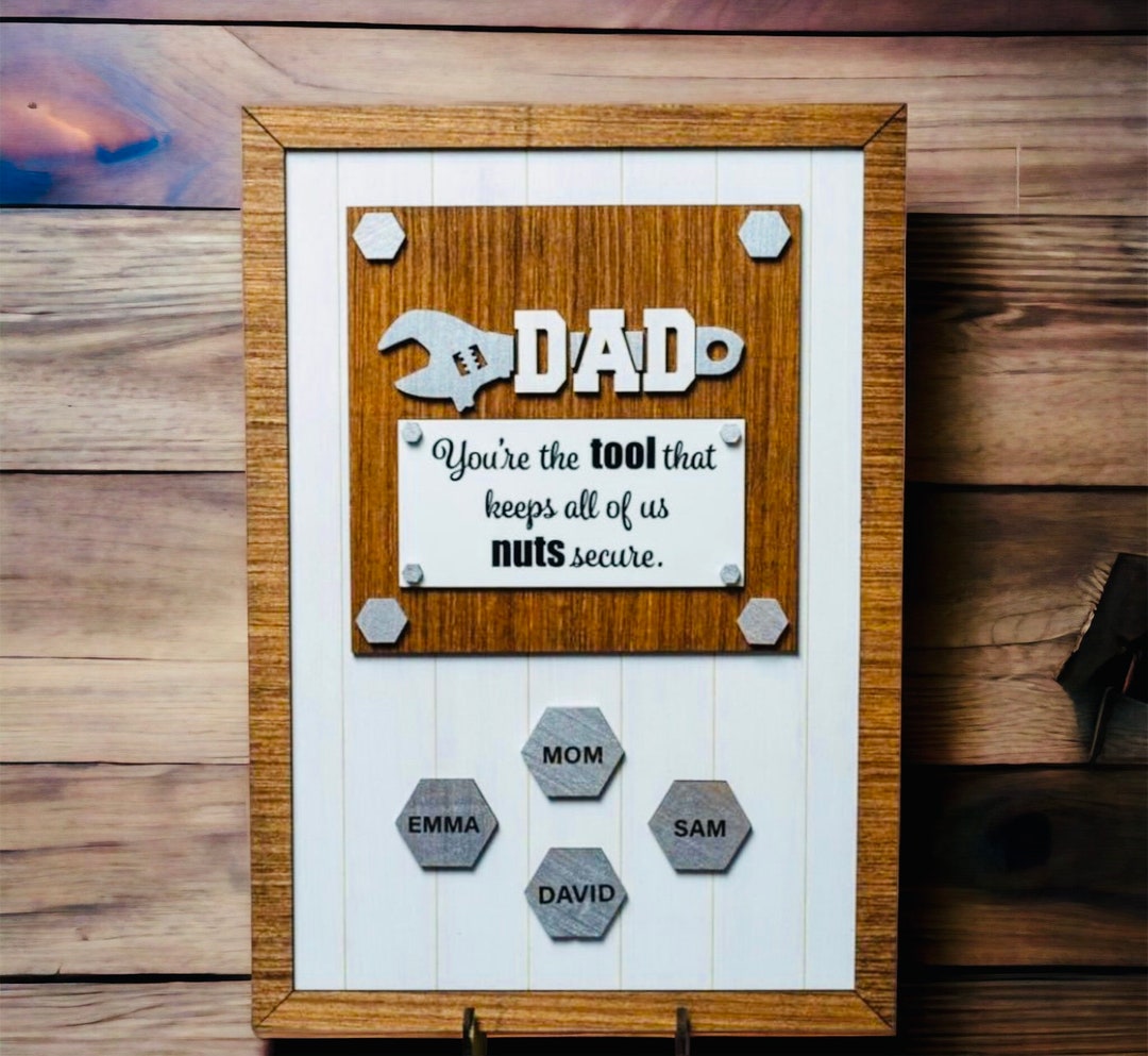 Personalized - Dad You Are the Tool That Keeps All of Us Nuts Secure ...