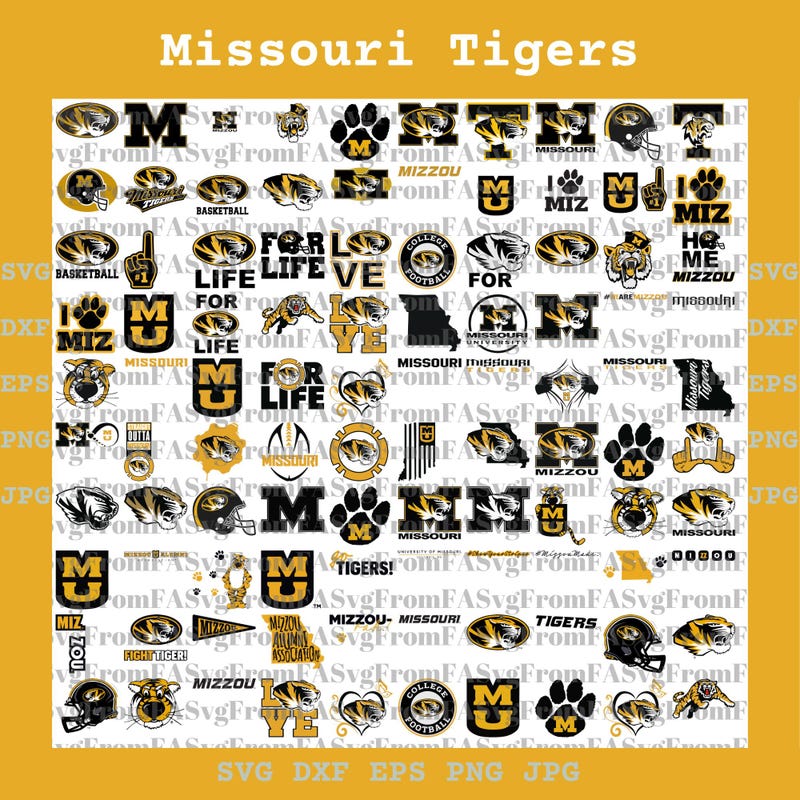 Mizzou Svg Designs - Etsy
