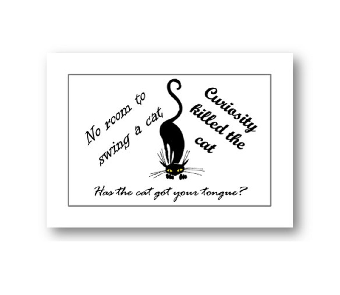 Cat Print,cat Quote,digital Cat Art,cat Poster,cat Wall Decor,cat ...