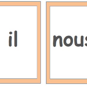 French Irregular Verbs Audio Lessons & Posters, French Learning Cards ...