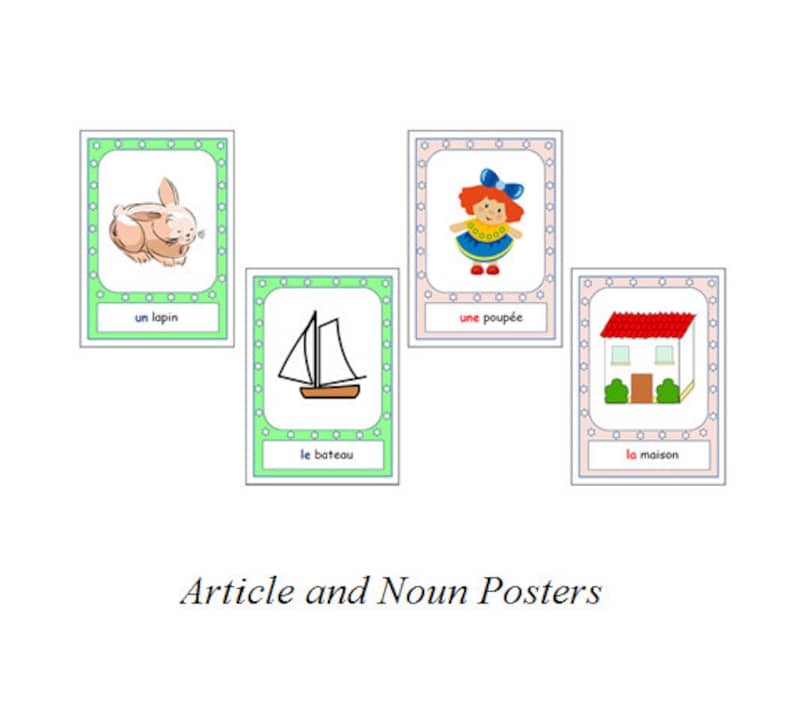 MASCULINE & FEMININE of French Nouns-education-learn French Words ...