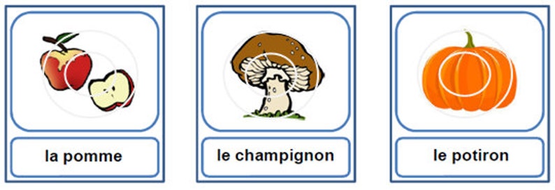 CLASSROOM DECOR POSTER / Autumn French Words Print / Teaching Poster ...