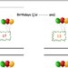 BIRTHDAY TOPIC FRENCH Printable / Learn Your Age With Birthday ...