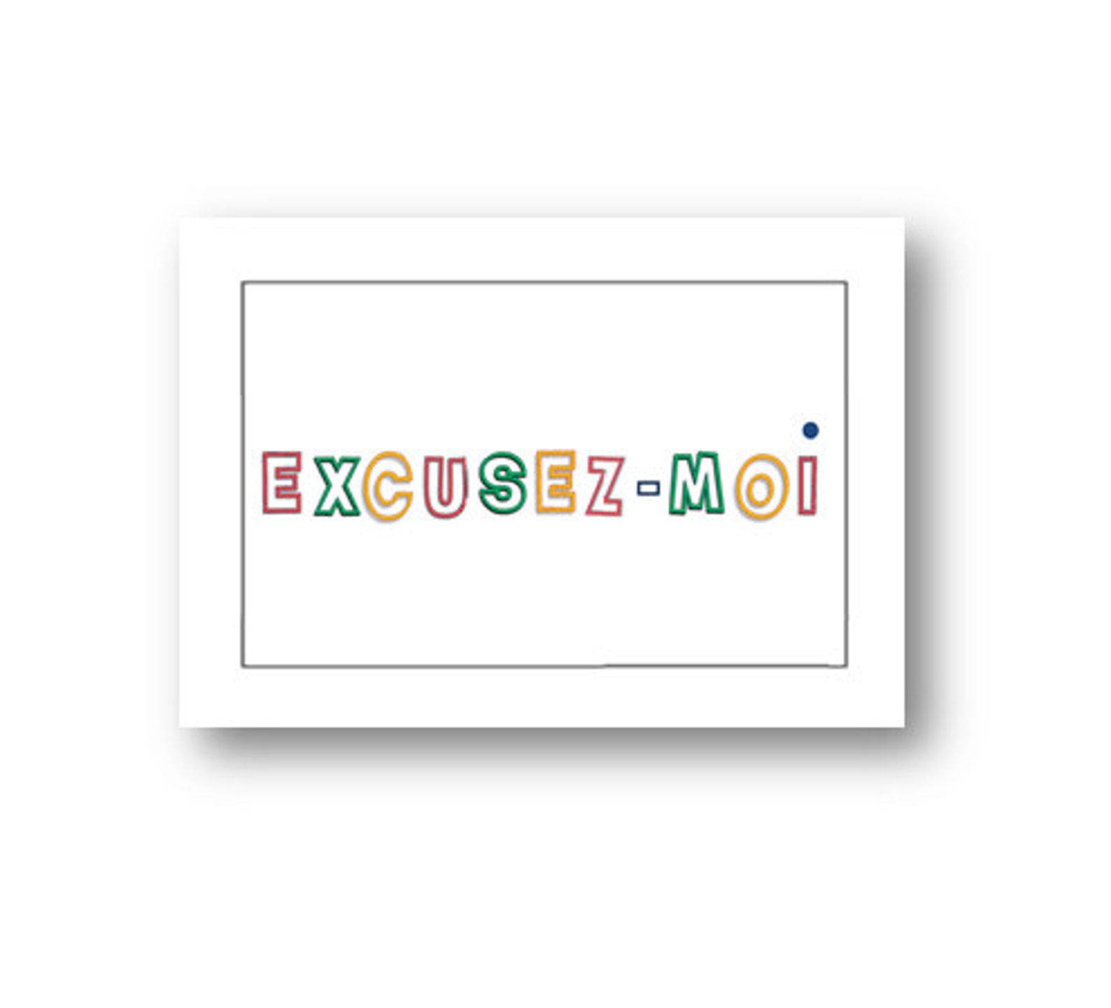 Excusez-moi,excuse-me,quote Prints,paris Print,french Decor,french ...