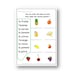 Kids Worksheet for Learning French Names of Fruits / French Printable ...