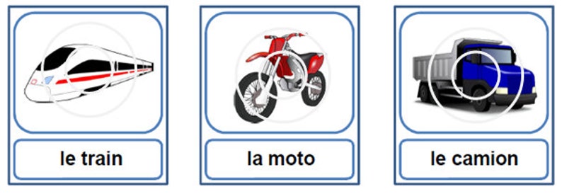 TRANSPORT FRENCH Poster,learn the Words Transport in French With School ...