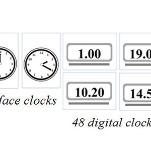 EDUCATIONAL PRINTABLES / Learn the Time in French With Clock Cards ...
