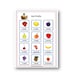 FRENCH KIDS LEARNING Fruit Words School Poster/language Teacher ...