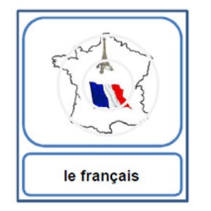 SCHOOL TOPICS FRENCH School Poster,learn Names of School Topics in ...