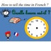 EDUCATIONAL PRINTABLES / Learn the Time in French With Clock Cards ...