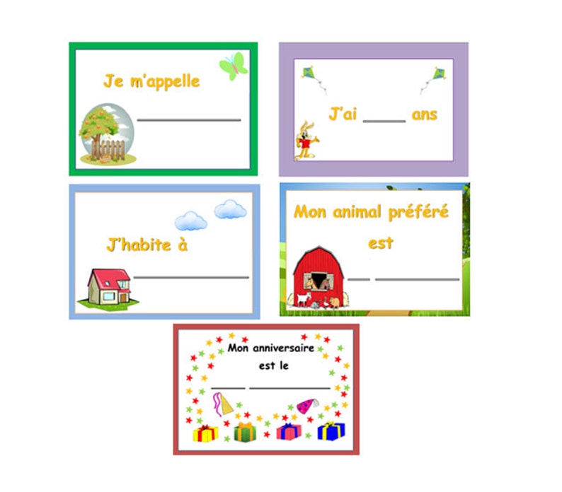 INTRODUCE YOURSELF in French-teaching Resources-role Play-activities ...