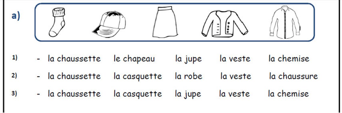 FRENCH LEARNING / French Worksheet Printable for Children / Basic ...