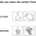 FRENCH for KIDS Fruits Words Language Worksheet / Kids Worksheet French ...