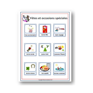 CELEBRATIONS FRENCH School POSTER / Classroom Decoration / Educational ...