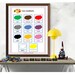 Colour FRENCH SCHOOL POSTER / Learn Basic French With Colour Poster ...