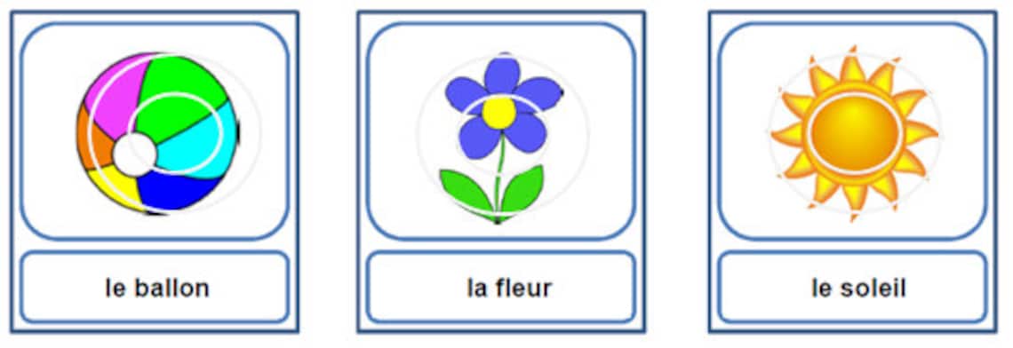 FRENCH SCHOOL POSTER Summer Words Kids for French / Language Learning ...