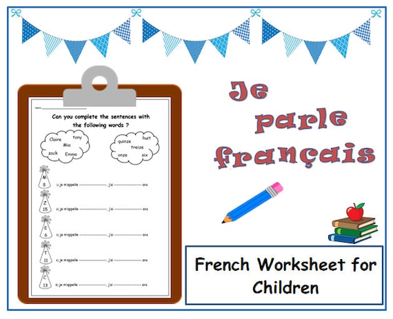 INTRODUCING YOURSELF With French Printable / Primary Teacher / | Etsy UK