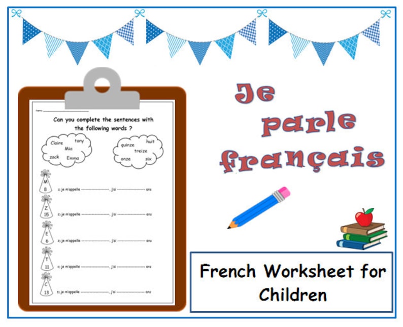 INTRODUCING YOURSELF With French Printable / Primary Teacher / Primary ...