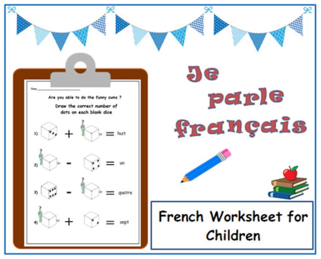 FRENCH LEARNING NUMBERS With French Printable / French for Kids ...