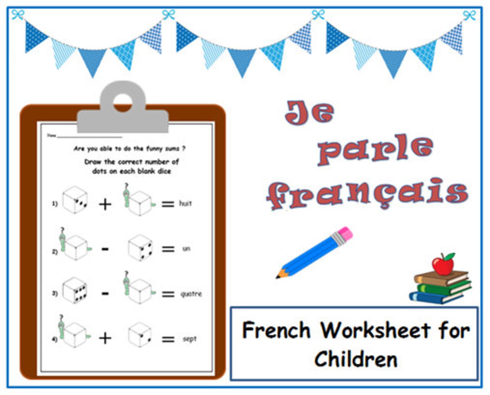 FRENCH LEARNING NUMBERS With French Printable / French for Kids ...