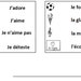 FRENCH TEACHER PRINTABLE Likes & Dislikes School Worksheet / French for ...