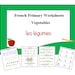 VEGETABLES FRENCH PRINTABLE Activities / Food Kids Worksheets ...