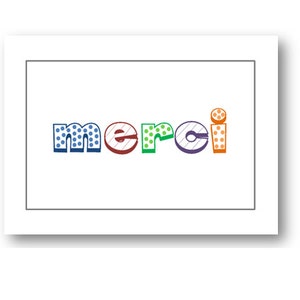 Merci Print,thank You in French,french Wall Decor,french Art Decor ...