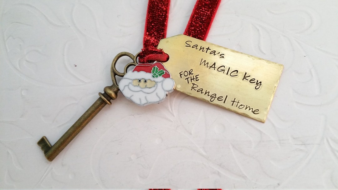 Magic Santa Key, Special Personalized House Key for Santa, Christmas - Etsy