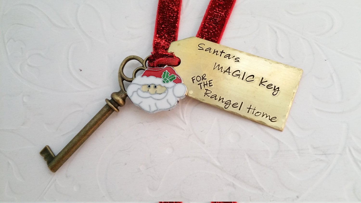 Magic Santa Key Special Personalized House Key for Santa | Etsy