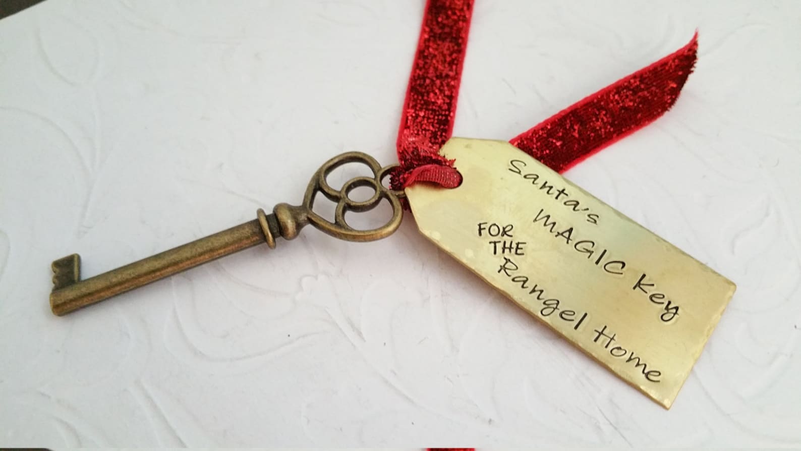 Magic Santa Key Special Personalized House Key for Santa - Etsy