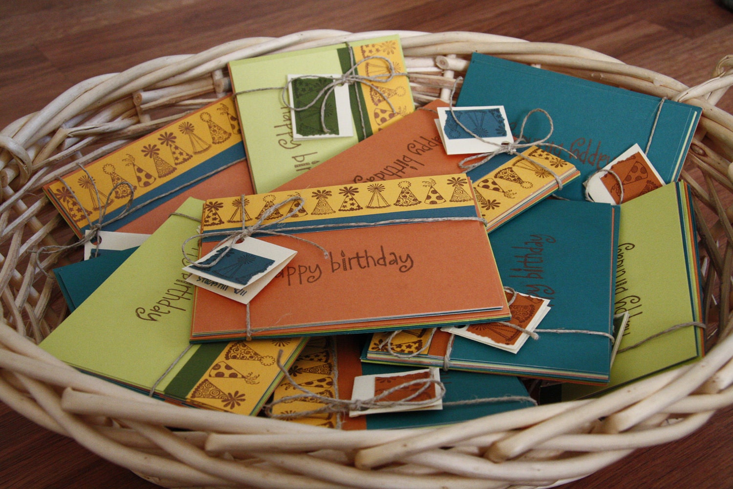 Handmade Happy Birthday Cards, Set of 6 Funny Birthday Cards, Birthday ...