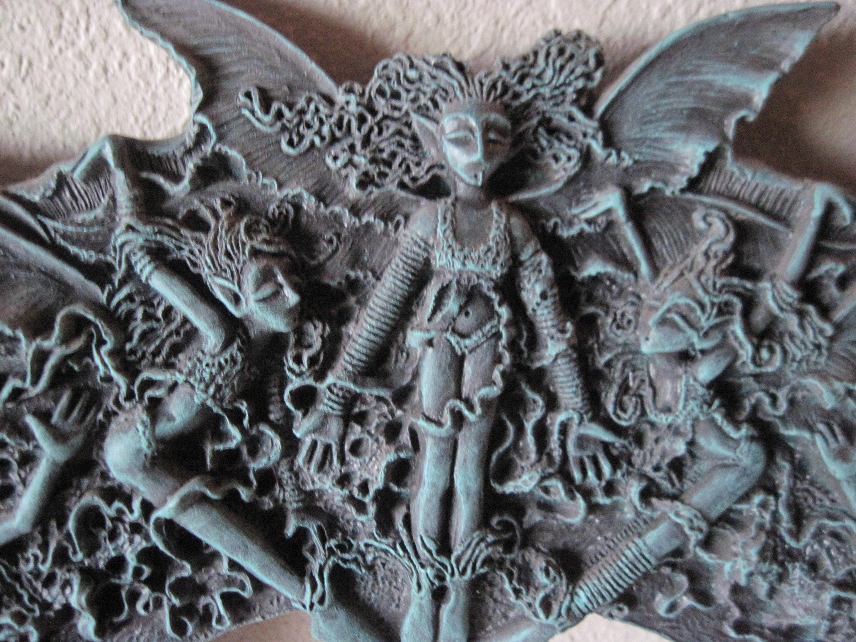 Vintage Frame With Dancing Fairies Designed in Cornwall the Friend ...