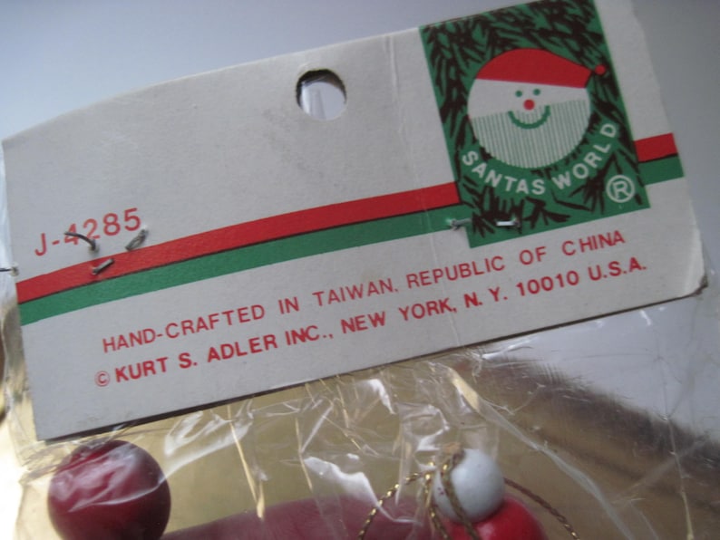 Vintage Kurt Adler Rudolph the Red Nosed Reindeer Unicycle Ornament ...