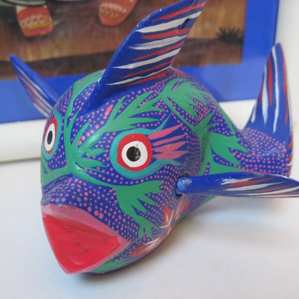 Painted Wood Fish - Etsy