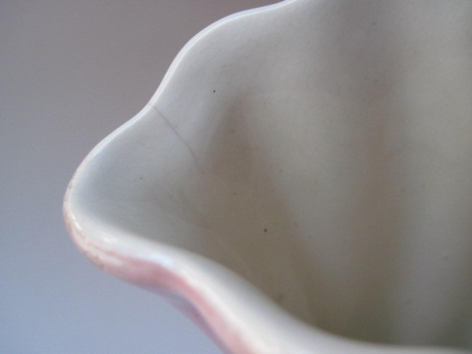 Vintage Red Wing Pink Scallop Shell Vase Planter - Etsy