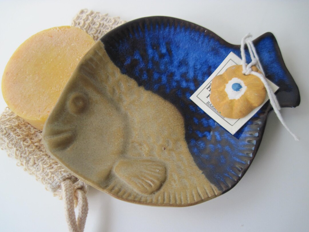 Vintage Hamilton Pottery Fish Dish Made in Barbados - Etsy